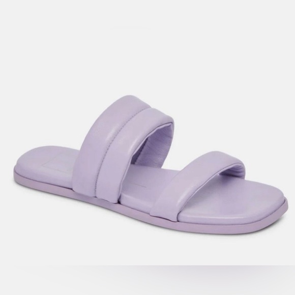 Dolce Vita | Shoes | Dolce Vita Adore Lilac Leather Square Toe Sandals ...